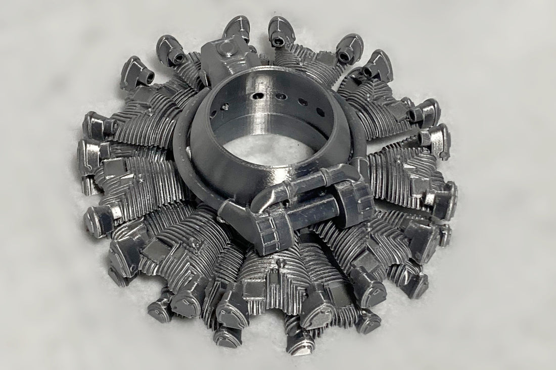 WW2 R-3350 Duplex-Cyclone Radial Engine (Half Cylinders) (2 Banks ...