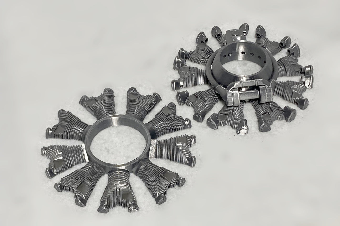 WW2 R-3350 Duplex-Cyclone Radial Engine (Half Cylinders) (2 Banks ...