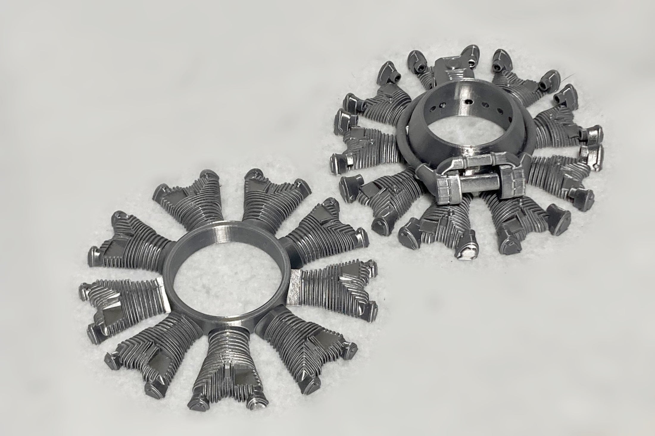 WW2 R-3350 Duplex-Cyclone Radial Engine (Half Cylinders) (2 Banks ...