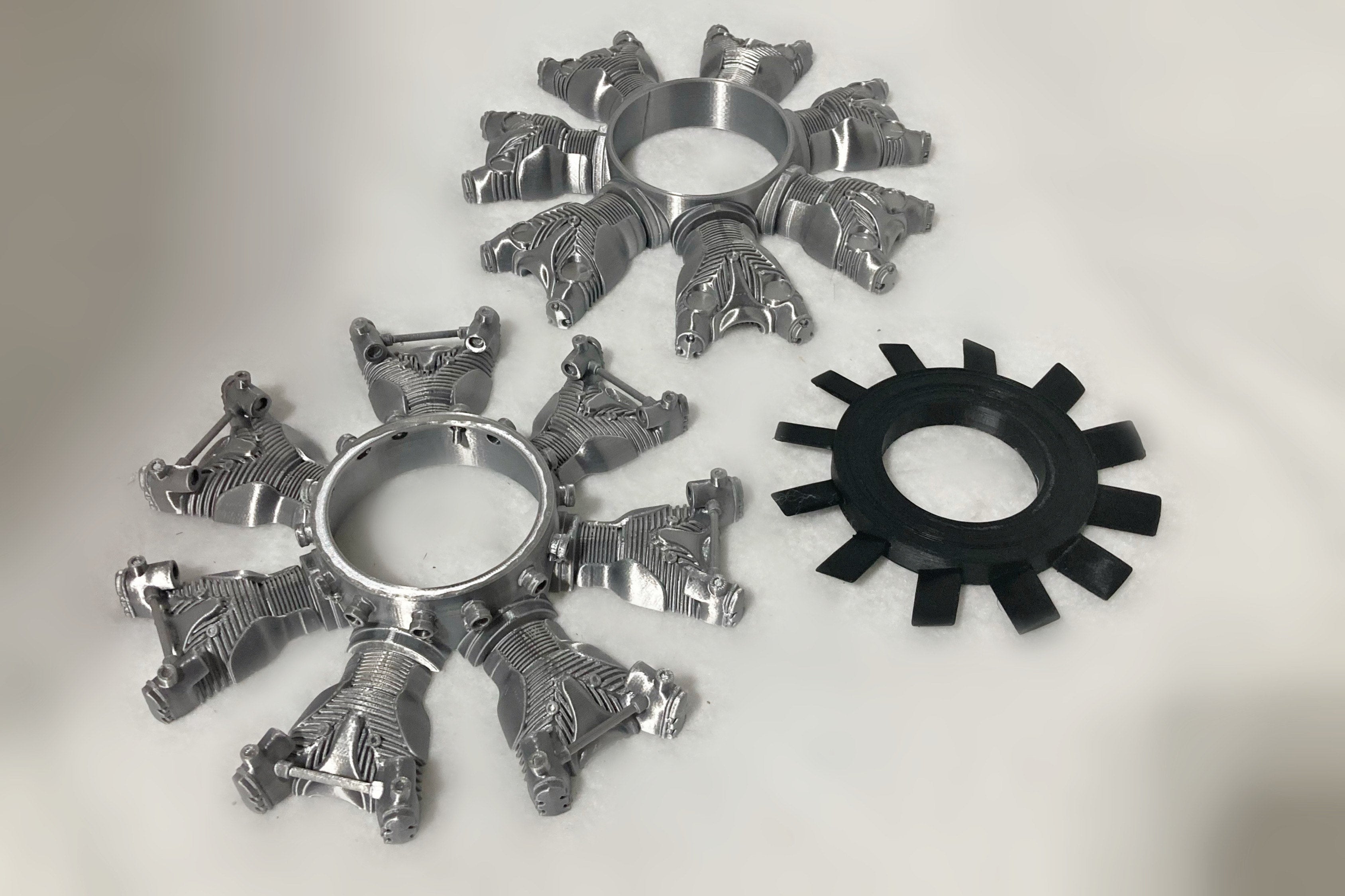 WW2 BMW 801 Radial Engine (Fan and Front Bank) (Full Cylinder) – Scale ...