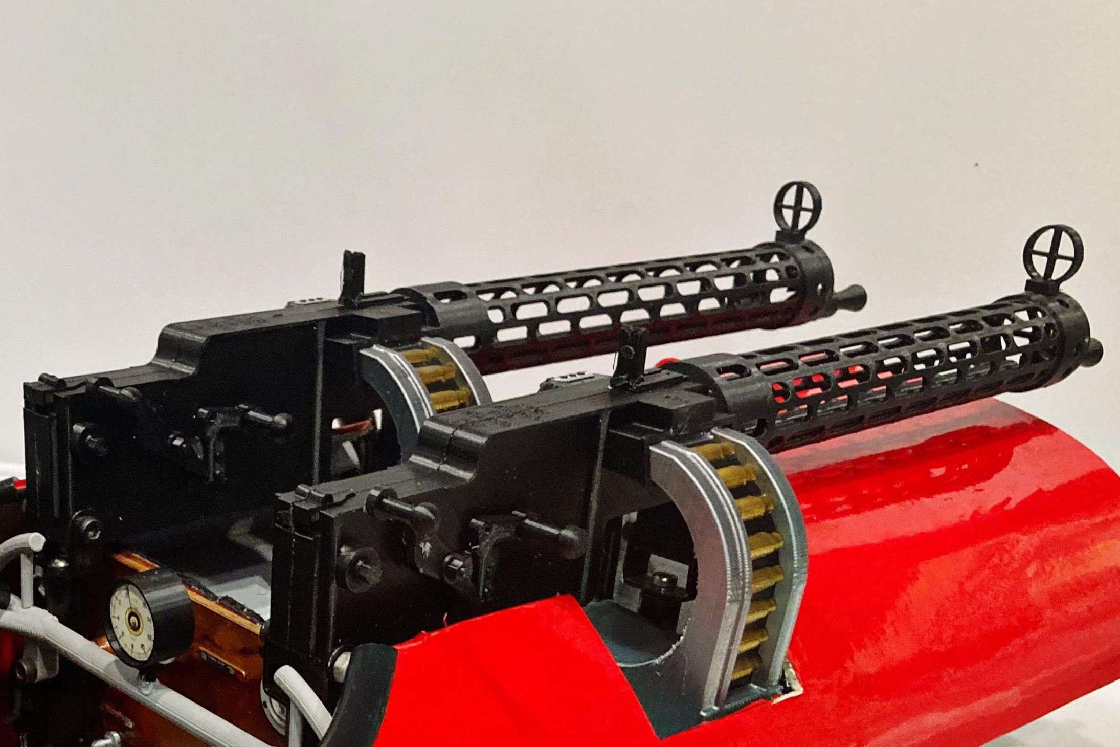 Fokker D.VII Hangar 9 Upgraded Direct Fit Machine Gun Set (87") – Scale ...