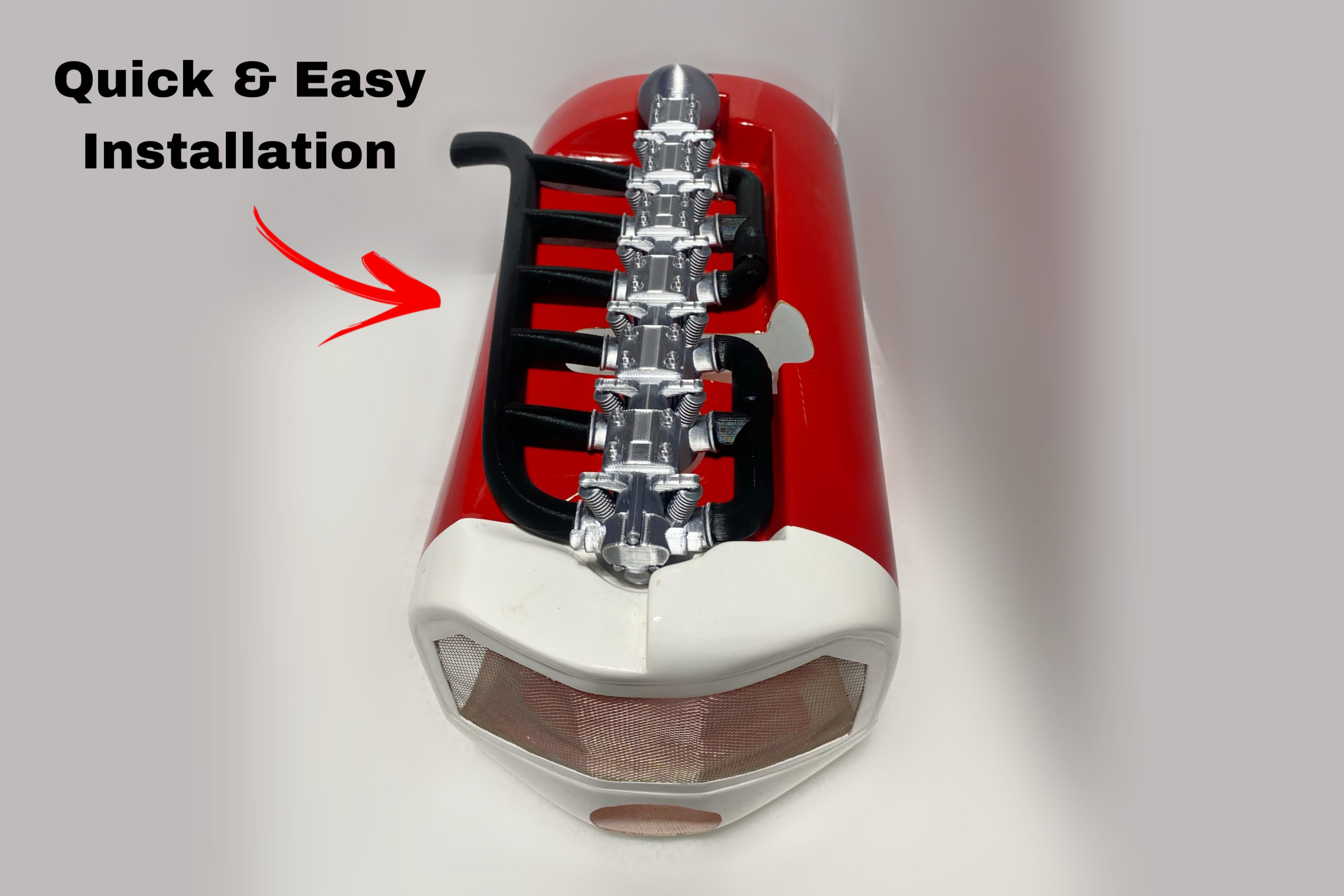 Fokker D.VII Hangar 9 Upgraded Direct Fit Dummy Engine (87" 30-60cc Mo ...