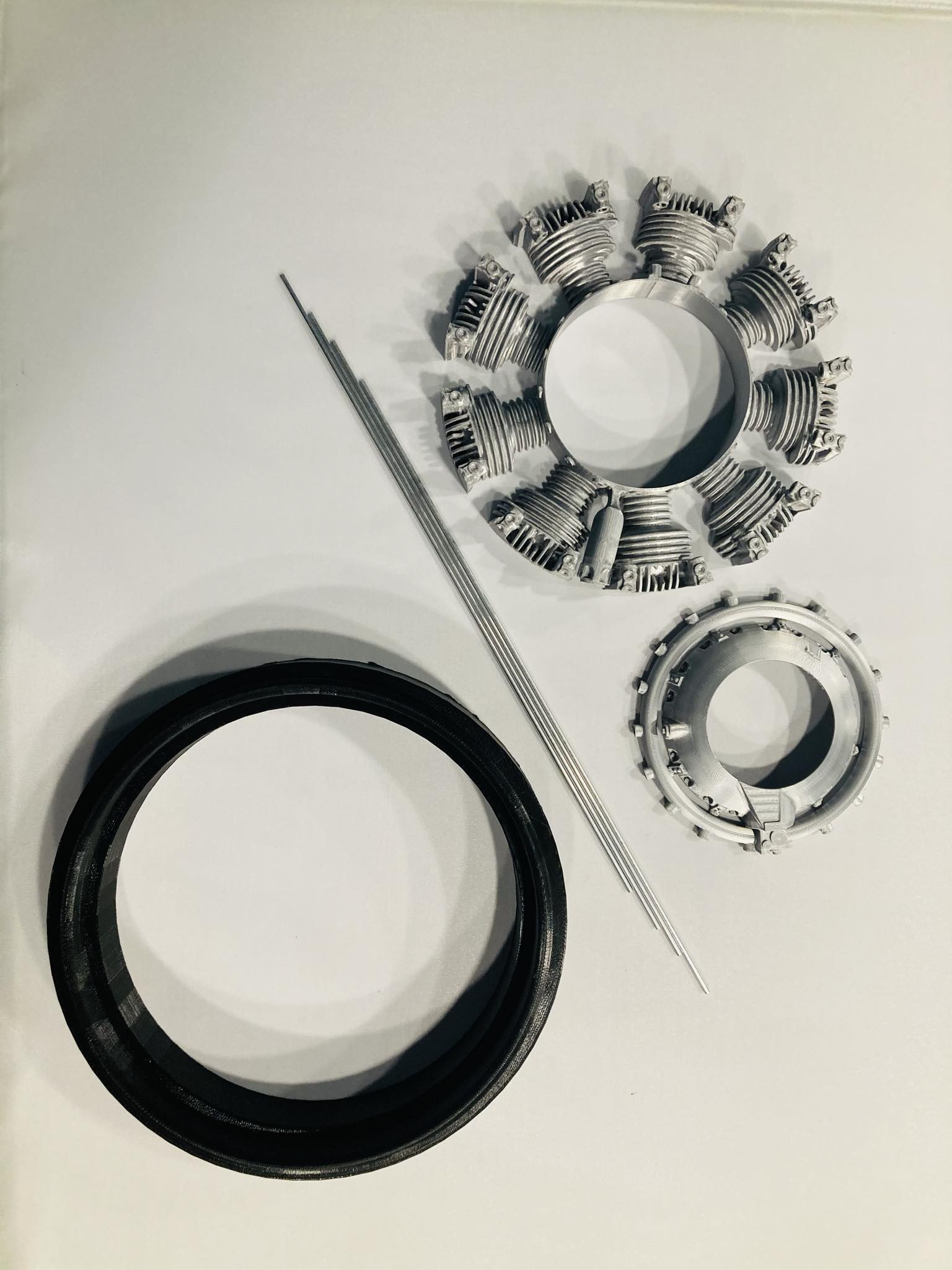 Trojan T-28B ARF Legend Hobby Upgraded Direct Fit Dummy Radial Engine ...