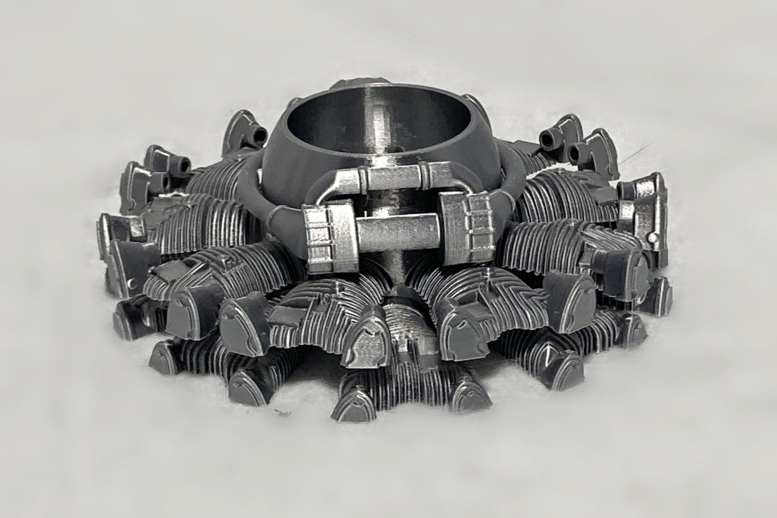 WW2 R-3350 Duplex-Cyclone Radial Engine (Half Cylinders) (2 Banks ...