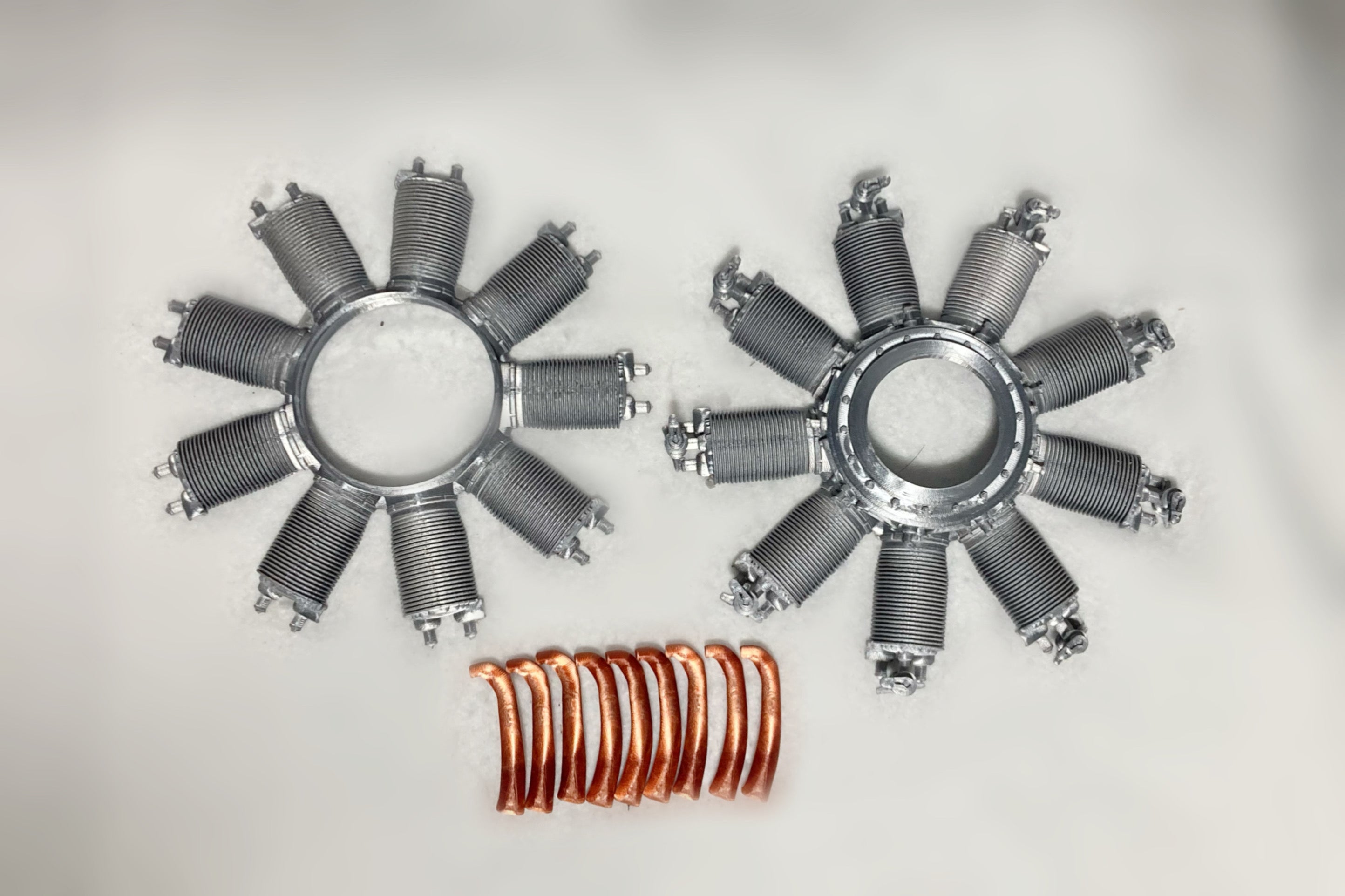 WW1 Le Rhone 9C Dummy Radial Engine (Full Cylinder) – Scale RC Engines