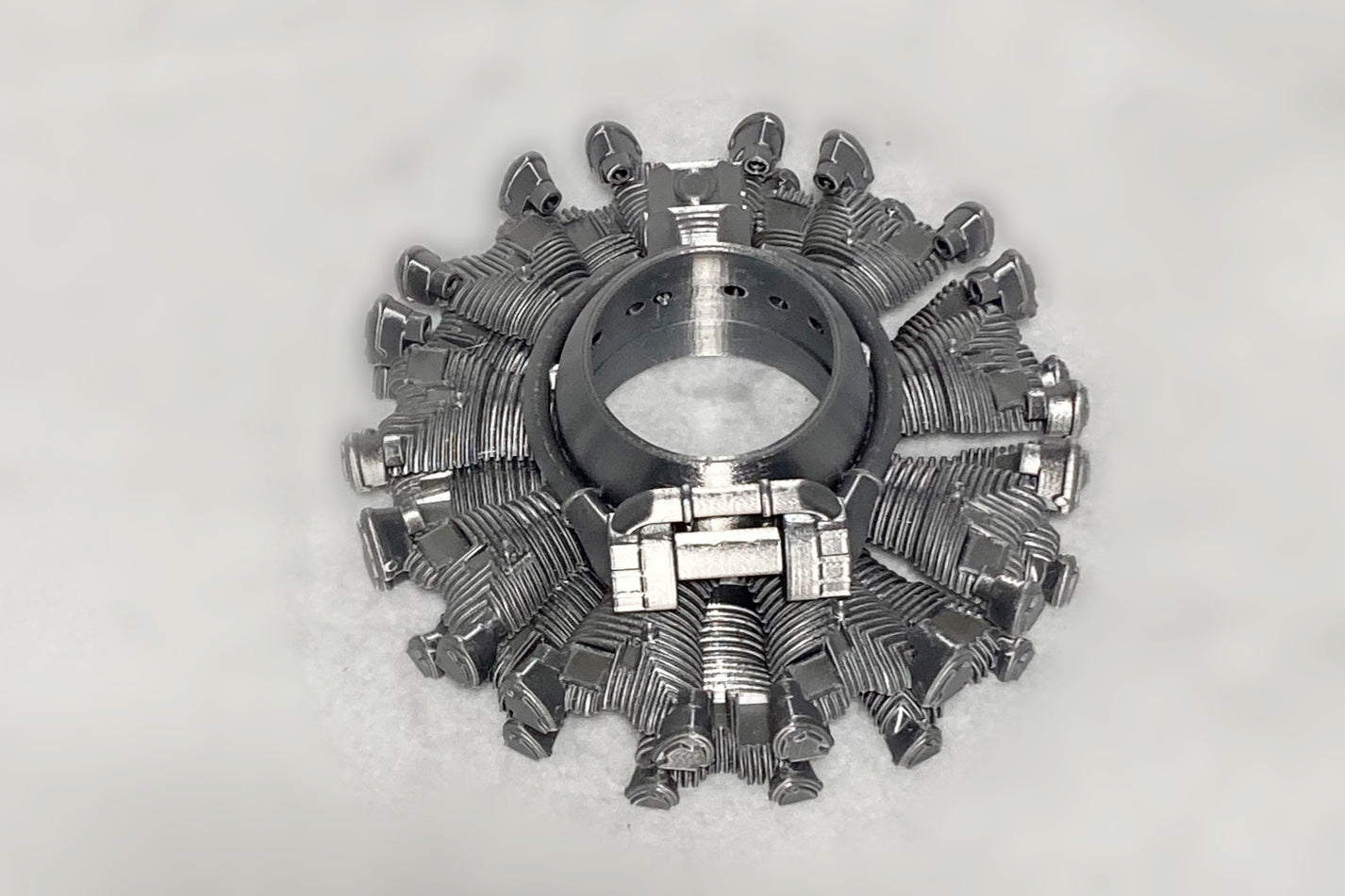 WW2 R-3350 Duplex-Cyclone Radial Engine (Half Cylinders) (2 Banks ...