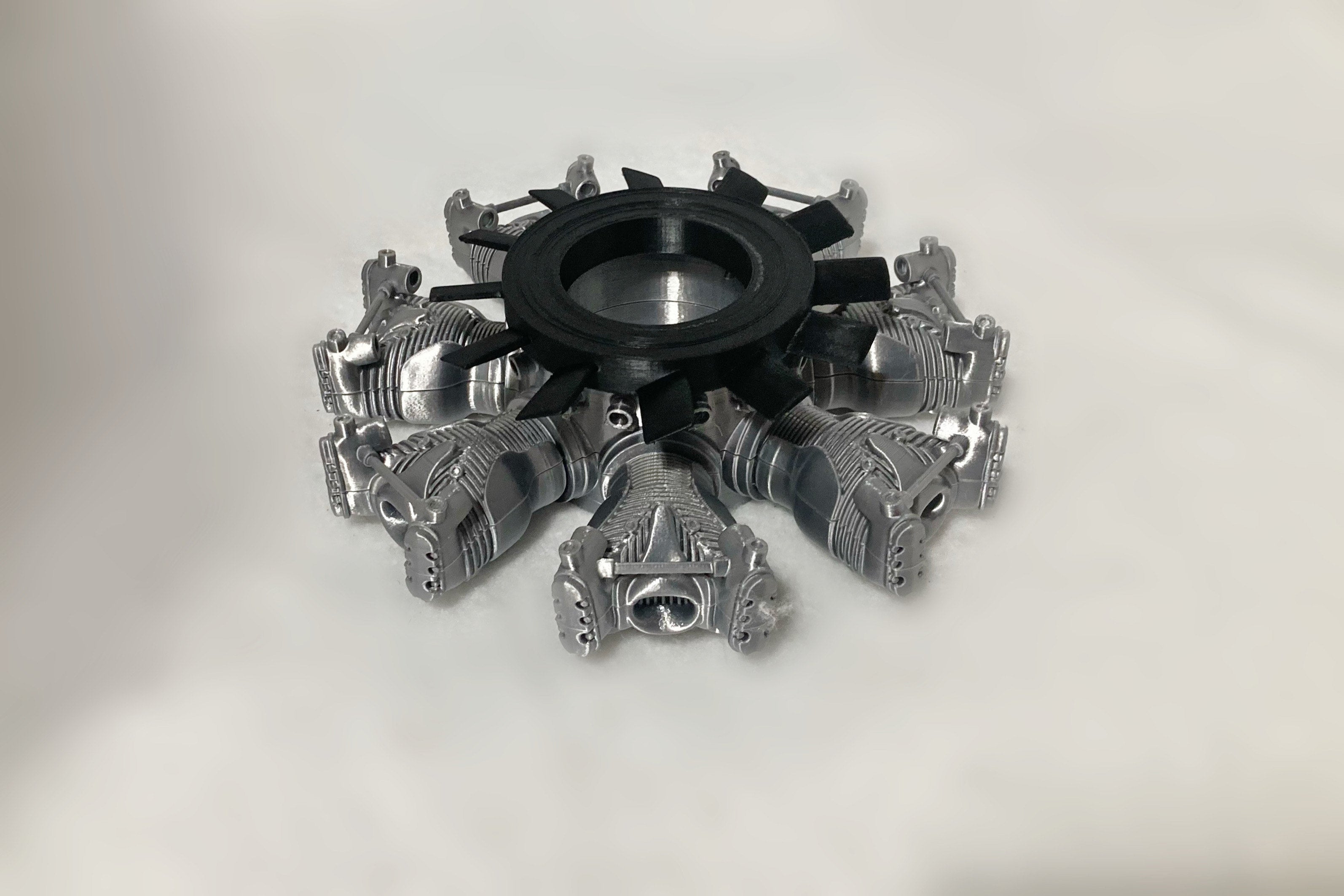 WW2 BMW 801 Radial Engine (Fan and Front Bank) (Full Cylinder) – Scale ...