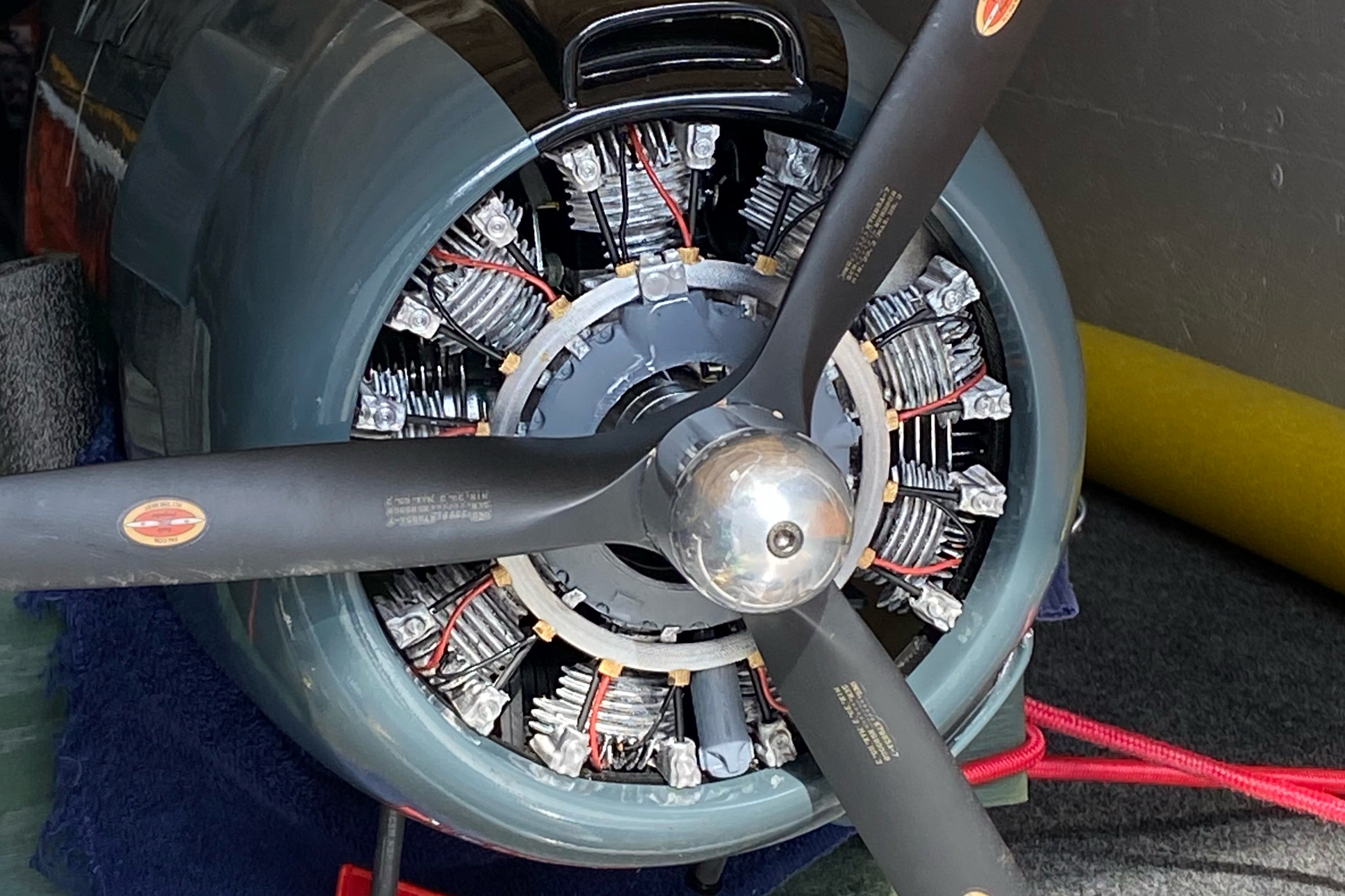 Trojan T-28B ARF Legend Hobby Upgraded Direct Fit Dummy Radial Engine ...