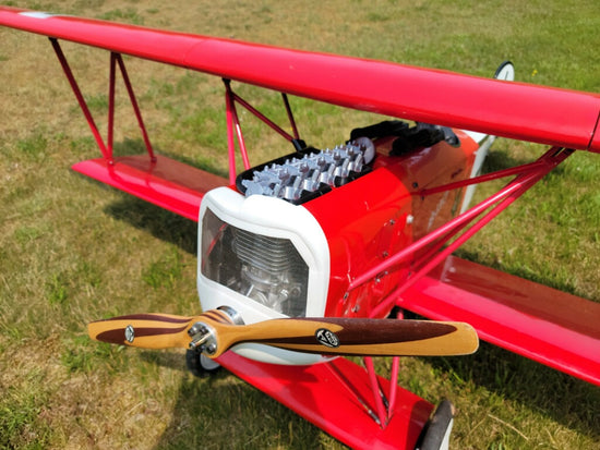Fokker D.VII Hangar 9 Upgraded Direct Fit Dummy Engine (87" 30-60cc Mo ...