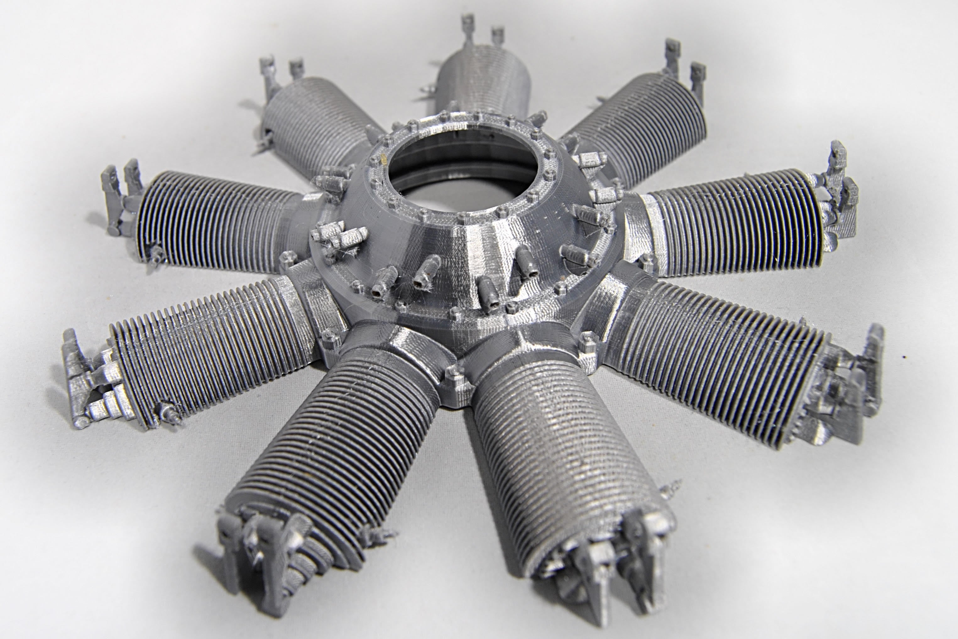 WW1 Clerget 9B Rotary Engine (Half Cylinders) – Scale RC Engines