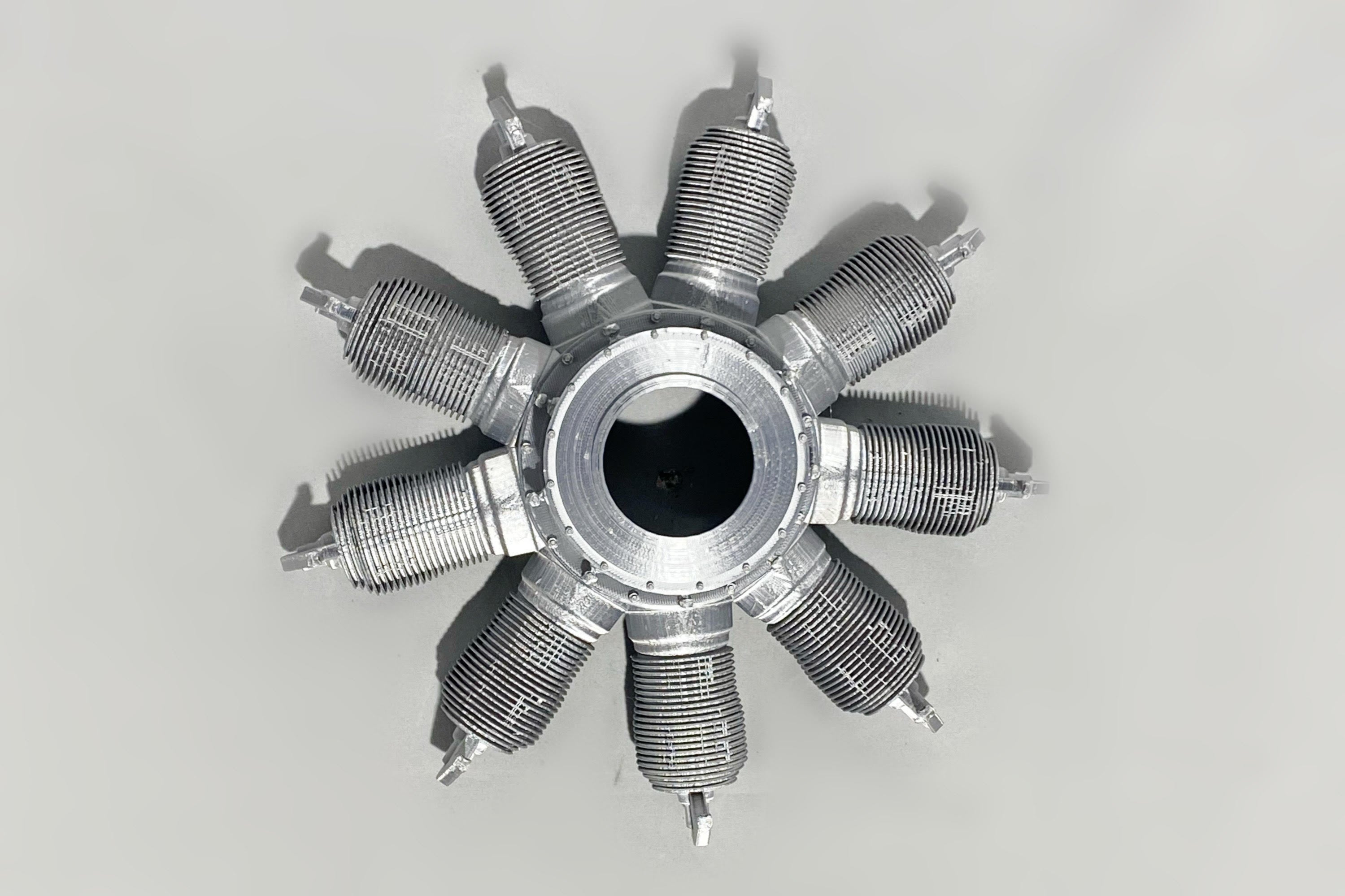 WW1 Gnome 9N Monosoupape/ Oberursel Radial Engine (Full Cylinder ...