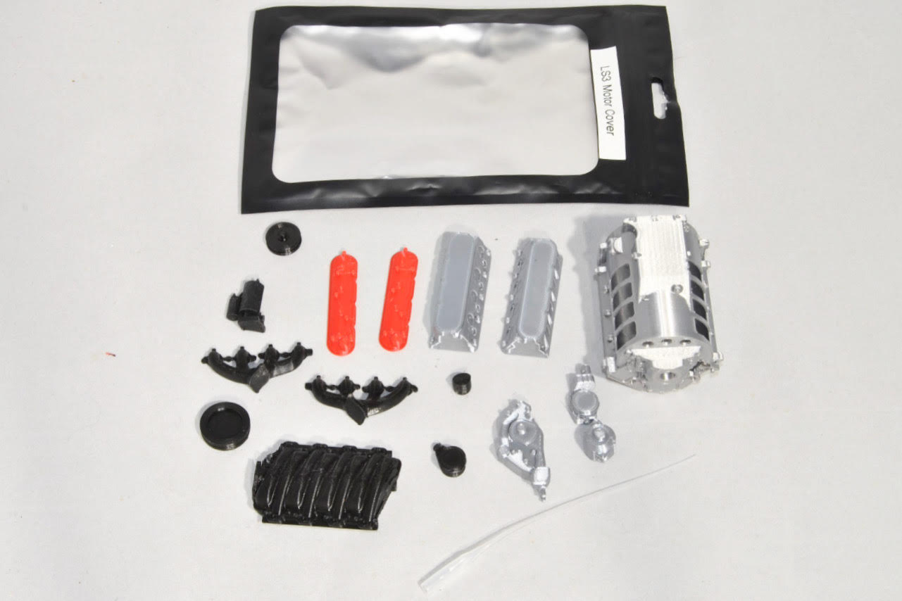 LS3 Motor Cover 1/10 Scale Engine DIY Kit – Scale RC Engines