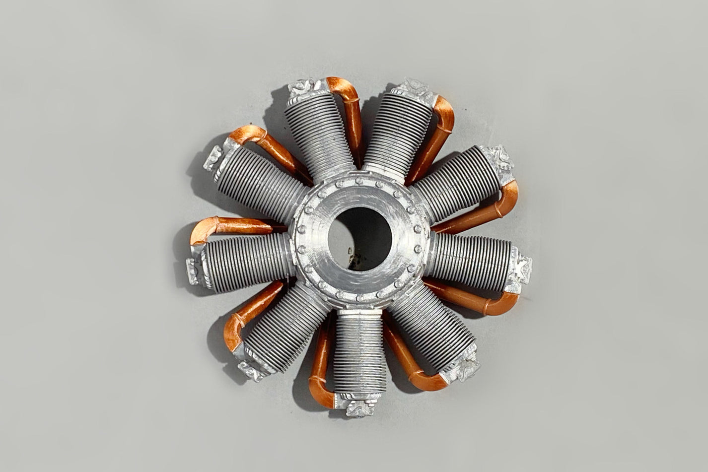 WW1 Oberursel UR-2/ Le Rhône 9J Dummy Radial Engine (Full Cylinder ...