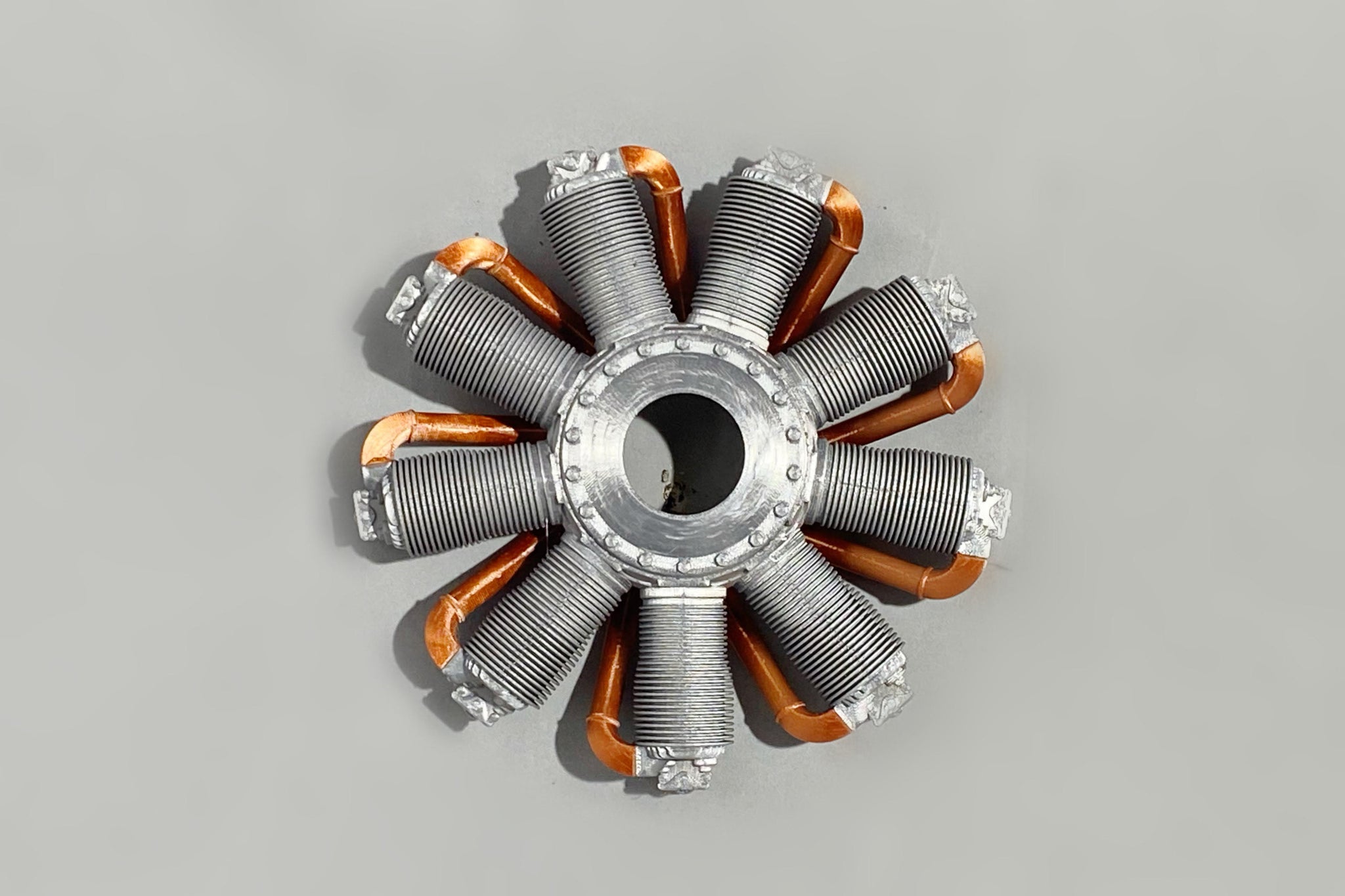 WW1 Oberursel UR-2/ Le Rhône 9J Dummy Radial Engine (Full Cylinder ...