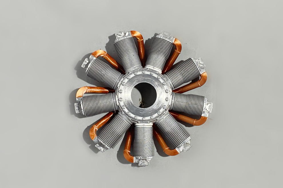 WW1 Oberursel UR-2/ Le Rhône 9J Dummy Radial Engine (Full Cylinder ...