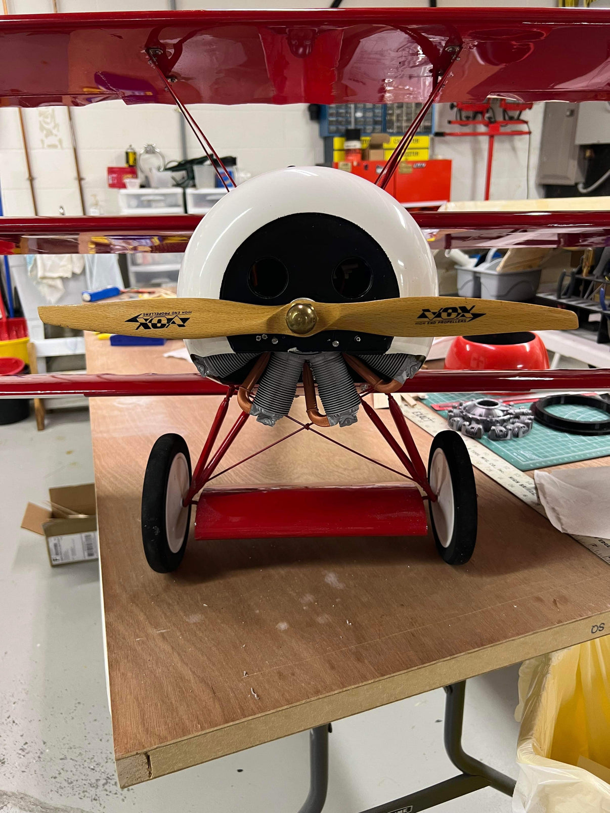 WW1 Oberursel UR-2/ Le Rhône 9J Dummy Radial Engine (Lower Half Full C ...