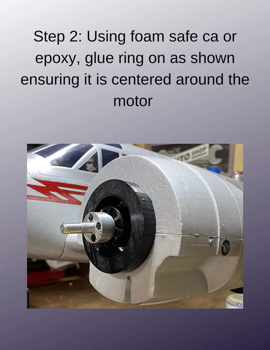 Beechcraft D18 E-flite 1.5m Upgraded Direct Fit Dummy Radial Engine ...