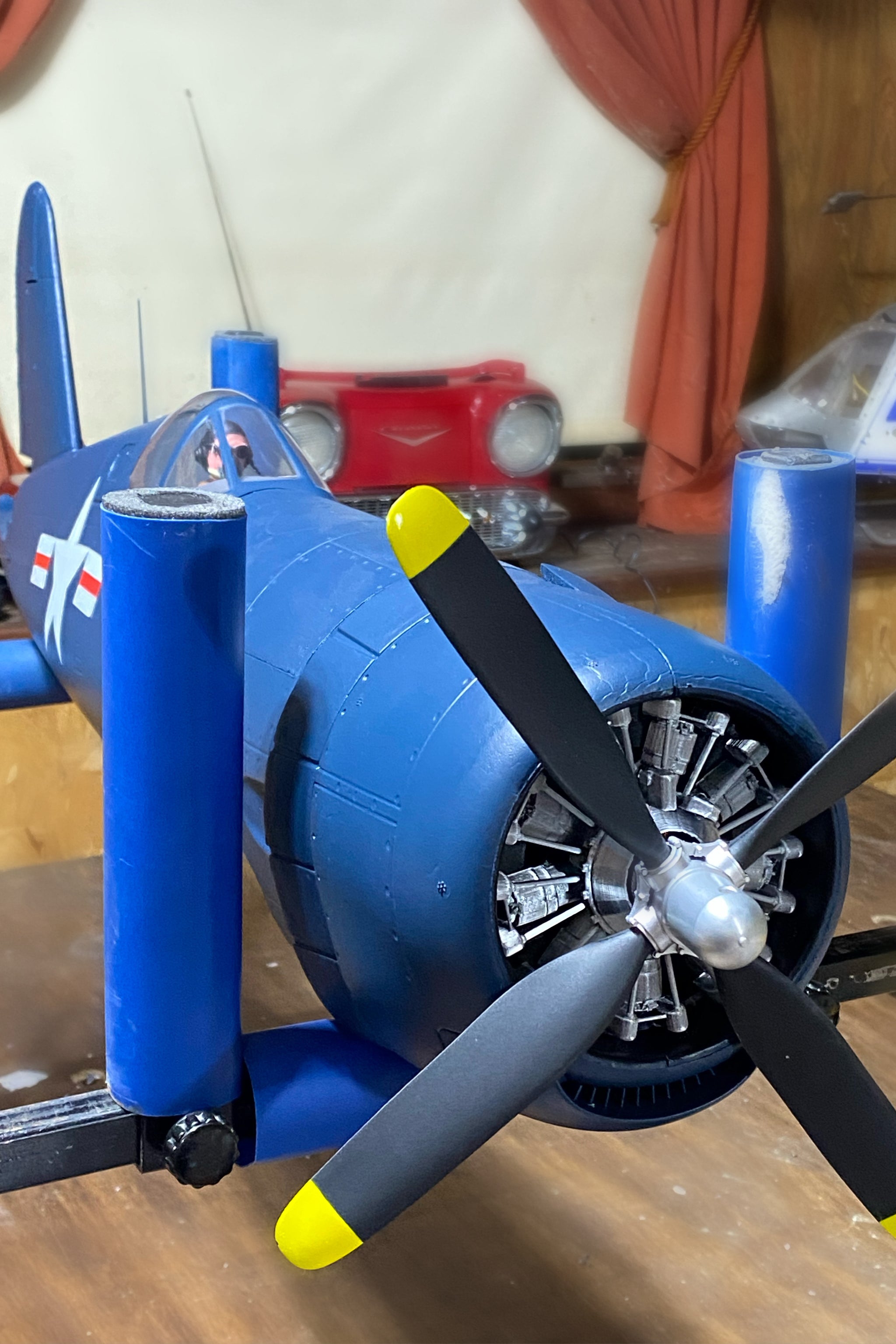 Corsair E-flite 1.2m Upgraded Direct Fit Dummy Radial Engine – Scale RC ...
