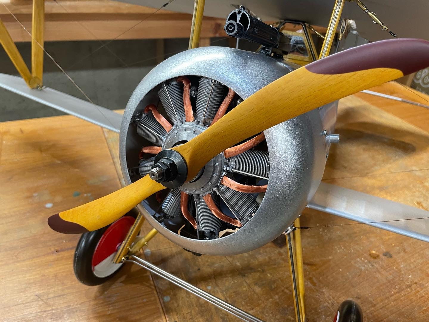 WW1 Le Rhone 9C Dummy Radial Engine (Half Cylinder) – Scale RC Engines