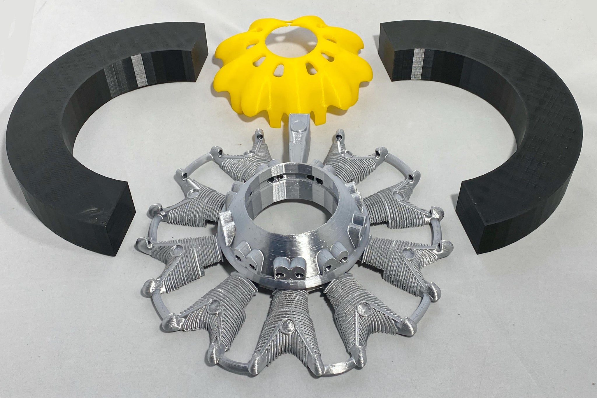 P-26A Peashooter Seagull Models Upgraded Direct Fit Dummy Radial Engin ...